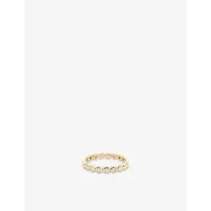 MISSOMA Eternity 14ct Yellow And Lab Grown Diamond Ring