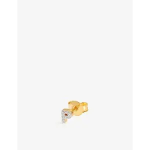 MISSOMA Pavé Initial P Single Stud Earring