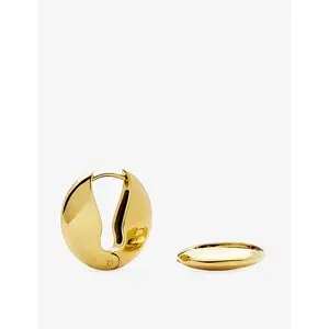 MISSOMA Pebble Hinged 18ct -plated Stainless Steel Hoop Earrings - Gold