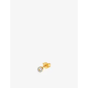 MISSOMA Pavé Initial O Stud Earring
