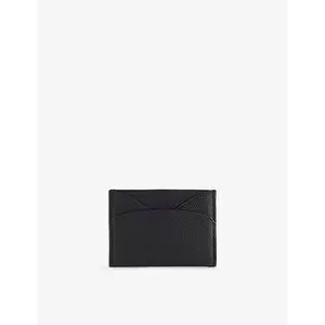 Tory Burch Romy Flat Foil-print Leather Card Holder