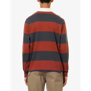 Patagonia Striped Long-sleeve Cotton Polo Shirt