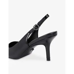 Carvela Spirit Heeled Leather Slingback Courts
