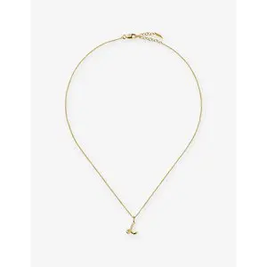 MISSOMA Curly Molten Mini Initial L 18ct Vermeil Necklace - Gold