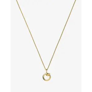 MISSOMA Curly Molten Mini Initial O 18ct Vermeil Necklace