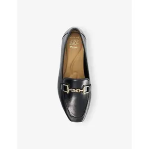 DUNE Grained Leather Loafers