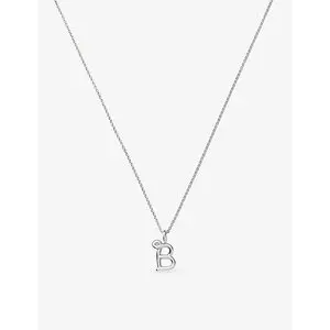 MISSOMA Curly Molten Mini Initial B Sterling Necklace