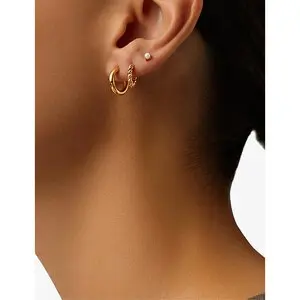 MISSOMA Pearl 18ct Yellow Vermeil Studs