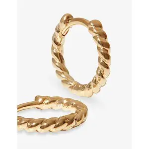 MISSOMA Rope 9ct Huggies Earrings