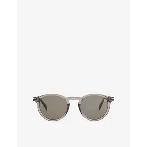 DB EYEWEAR BY DAVID BECKHAM 1036/s Round-frame Acetate Sunglasses - Grey