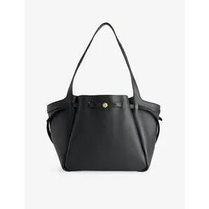 Tory Burch Romy Leather Tote Bag - Black