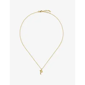 MISSOMA Curly Molten Mini Initial P 18ct Vermeil Necklace - Gold