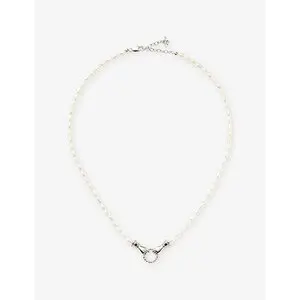 MISSOMA Harris Reed In Good Hands Plated Brass Pearl Necklace - Silver