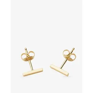 MISSOMA Fine Bar 9ct Yellow- Stud Earrings