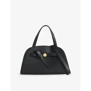 Tory Burch Romy Small Bauletto Suede Cross-body Bag - Black