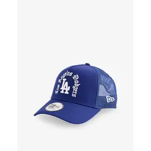 New Era La Dodgers Cotton And Mesh Trucker Cap - Dark Blue
