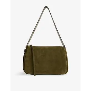 Tory Burch Romy Suede Shoulder Bag - Leccio