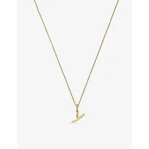 MISSOMA Curly Molten Mini Initial Necklace