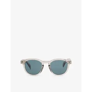 DB EYEWEAR BY DAVID BECKHAM 1198/s Round-frame Acetate Sunglasses - Grey