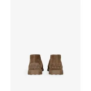 TOD'S Lace-up Suede Desert Boots