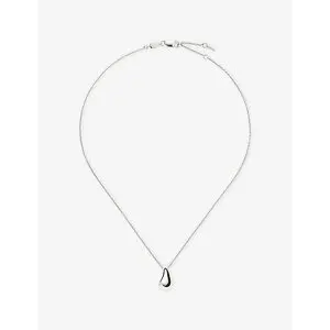 MISSOMA Savi Sculptural Droplet 925 Sterling Pendant Necklace - Silver
