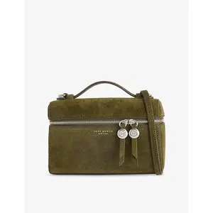 Tory Burch Romy Slim Top-handle Suede Cross-body Bag - Leccio