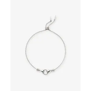 MISSOMA Harris Reed X In Good Hands -plated, Cubic Zirconia And Black Onyx Bracelet - Silver
