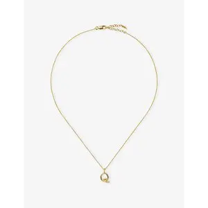 MISSOMA Curly Molten Mini Initial Q 18ct Vermeil Necklace - Gold