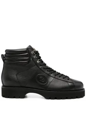 Valentino Garavani Combat Ankle Boots - Black