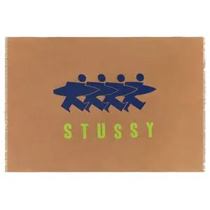 StÜssy Linen Surfman Beach Blanket - Brown