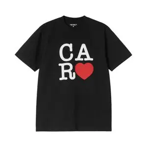 Carhartt Work In Progress Short-sleeve I Hartt T-shirt - Black