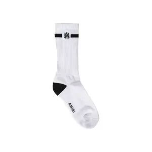 Amiri Ma Embroidery Crew Socks - Black