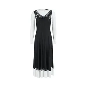 Balenciaga Trompe L'oeil Slip Dress - Black