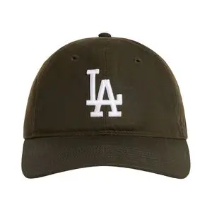Kith X '47 For The Los Angeles Dodgers Waxed Cotton Franchise Ls Cap - Brown