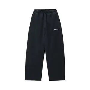Alexander Wang Logo Print Mid-rise Relaxed Sweatpant 'washed - Black