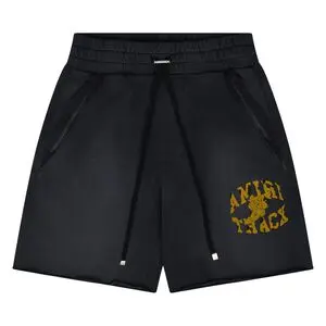 Amiri Faded Track Short - Black