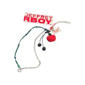 CHARLES JEFFREY Character Crochet Bag Charm 'apple - Multicolor