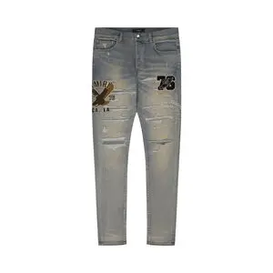 Amiri Varsity Eagle Logo Jeans