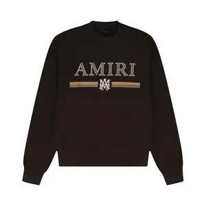 Amiri Ma Bar Crewneck - Brown