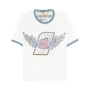 SECND SLF National Champ Ringer T-shirt - White
