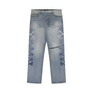 Amiri Gradient Bones Straight Jeans