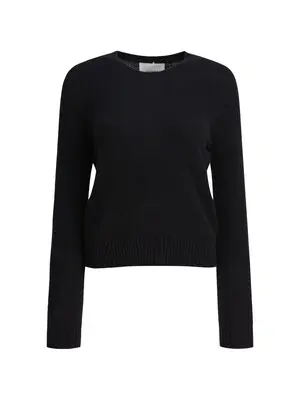 LISA YANG Mable Cashmere Crewneck Sweater - Black