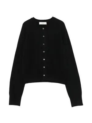 DUNST Wool Blend Cardigan - Black