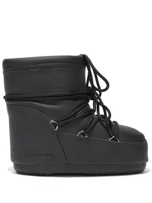 Moon Boot Icon Low Rubber Boots - Black