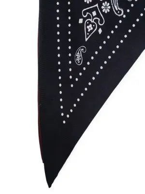 Destin Printed Bandana Foulard - Blue