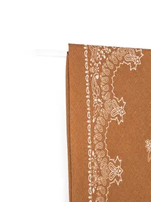 Destin Printed Bandana Foulard - Brown