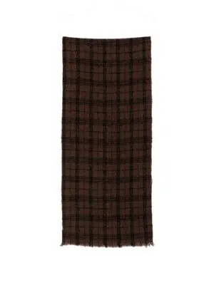 Destin Rasti Wool Scarf - Brown