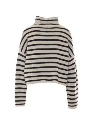 LISA YANG Zerlina Cashmere Turtle-neck Sweater - White