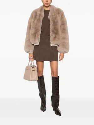 THE FRANKIE SHOP Senna Faux Fur Jacket