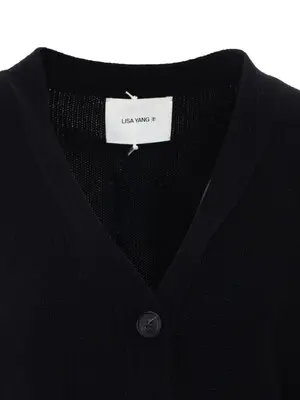 LISA YANG Danni Cashmere Cardigan - Black